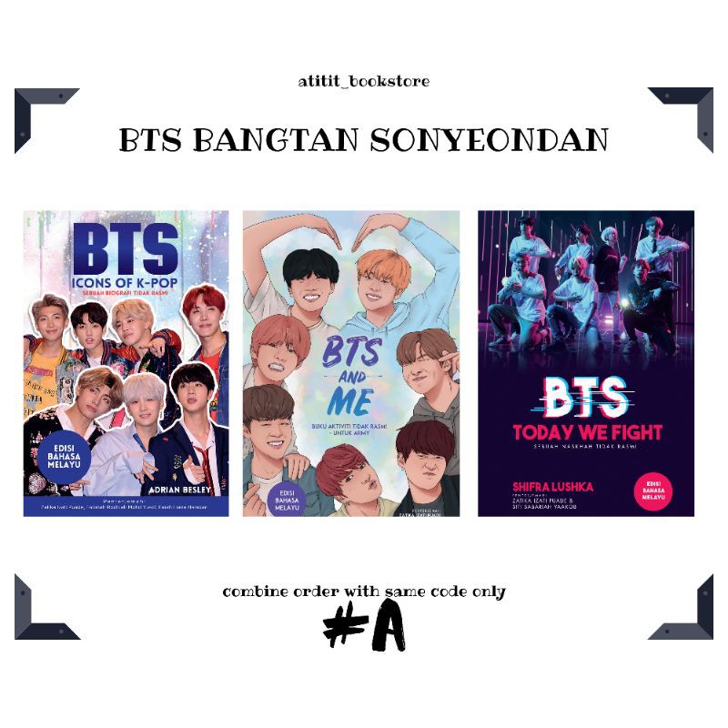 Kpop BTS | Buku BTS Edisi BM | Today We Fight | Bangtan Sonyeondan ...