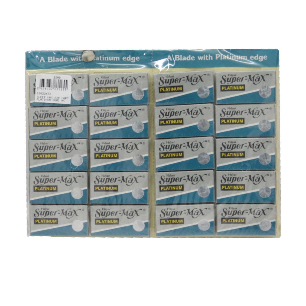 Super Max Platinum Razor Blade AA01 (40 Pack) | Shopee Malaysia