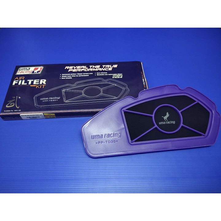 Uma Racing Dual Kit Air Filter Rs150/Lc135/Y15zr/Nvx155/R15V3/Mt150 ...