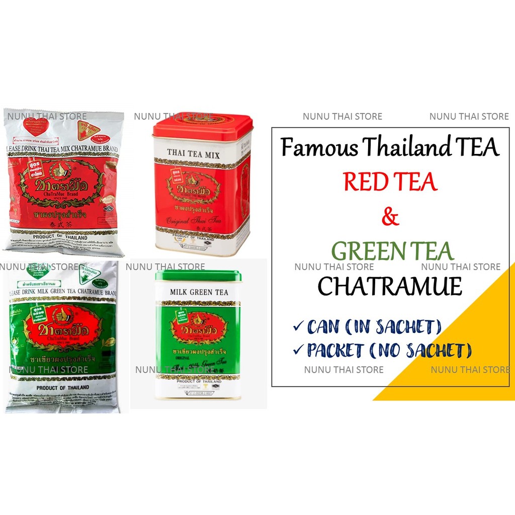 🔥HOT & TRENDING 🔥 RED TEA & GREEN TEA THAILAND CHATRAMUE (CAN / PACK) 🌟 ...