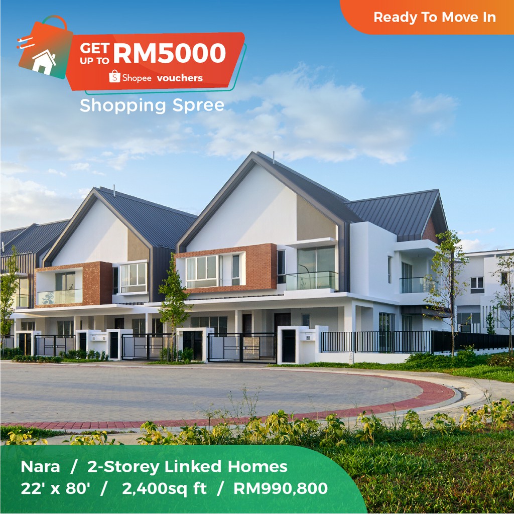 RM188 for NARA - GAMUDA GARDENS RM5,000 Shopee Voucher | Shopee Malaysia