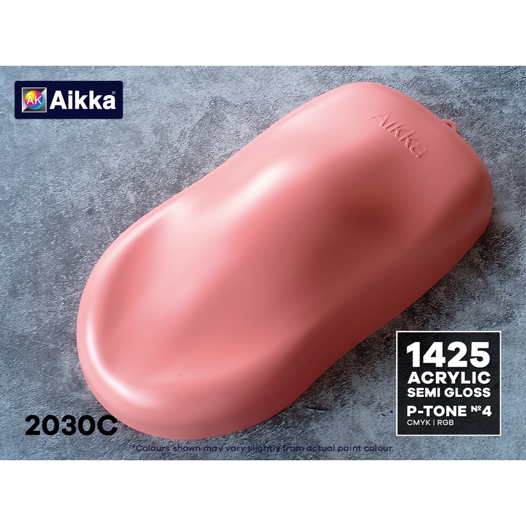 AIKKA Paint PANTONE Colour 2029C / 1425 ACRYLIC SEMI GLOSS PAINT ...