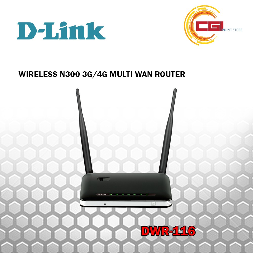 D-Link DWR-116 Wireless N300 3G/4G Multi WAN Router | Shopee Malaysia