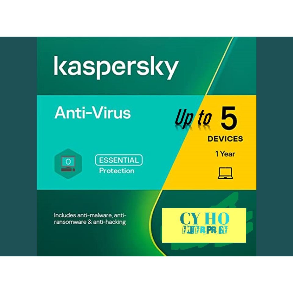 KASPERSKY ANTIVIRUS - 1 YEAR SUBSCRIPTION ( up to 5 USER ) | Shopee ...
