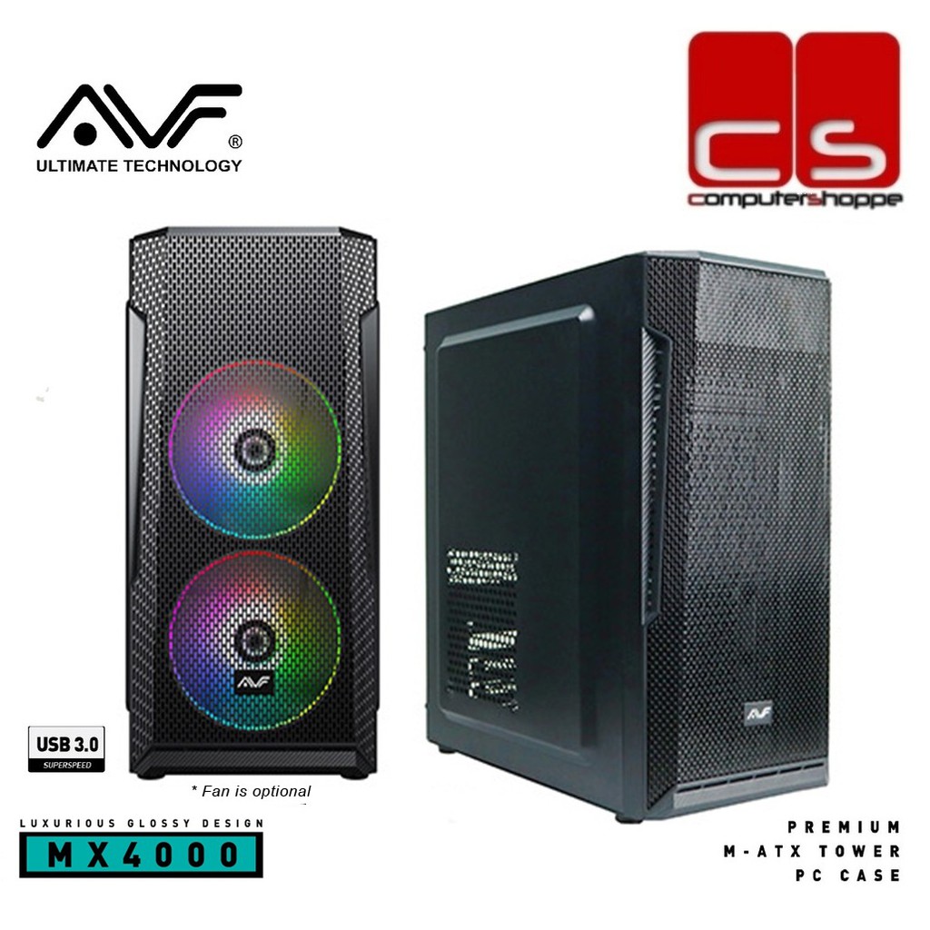 AVF MX Series Premium M-ATX Tower PC Case (AC-MX1000/MX2000/MX3000 ...
