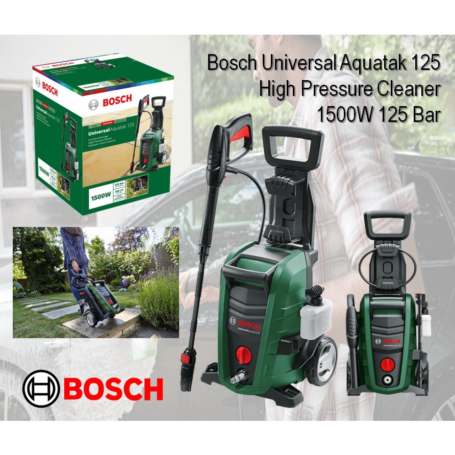 Bosch Universal Aquatak 125 1500W Water Jet High Pressure Cleaner With ...
