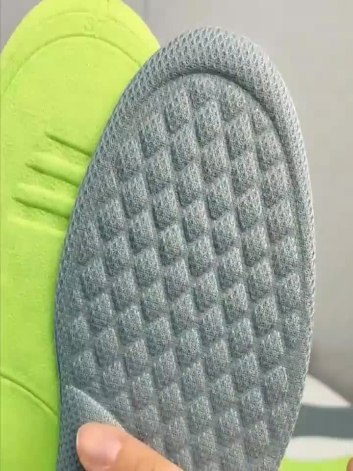 4D Soft Sweat Memory Foam Insoles for Shoes Men Women Deodorant Absorb ...