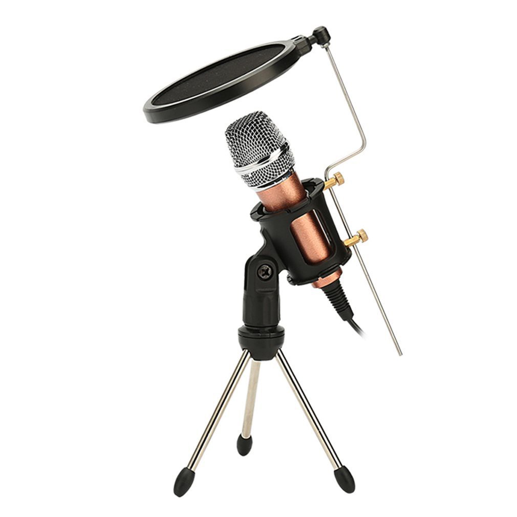 [COD]Portable 3.5mm Stereo Studio Microphone Earphone KTV Karaoke Mini ...