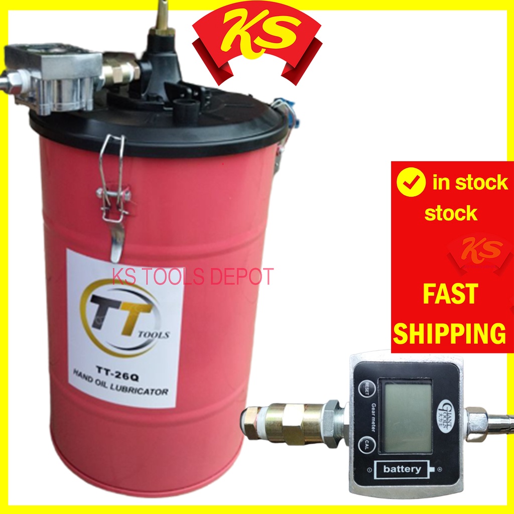 Tuta TT-26Q DIGITAL METER Hand oil pump with digital meter Operated ...