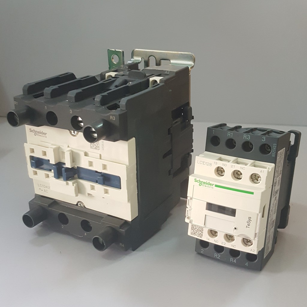 SCHNEIDER Contactor TeSys D 2NO 2NC 4poles 24V 42V 48V 110V 240V 415V ...