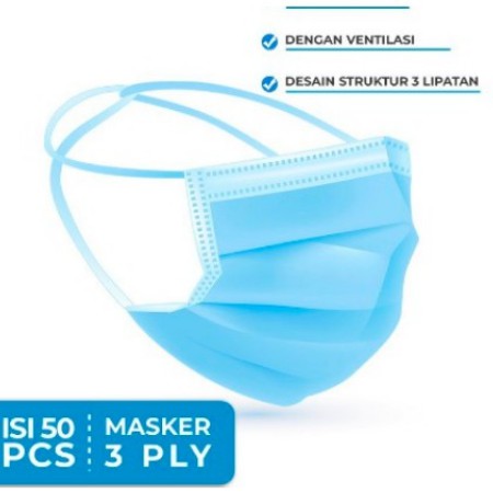 Hijab Mask 3 Ply 3ply Earloop Mask 1box Contents 50pcs | Shopee Malaysia