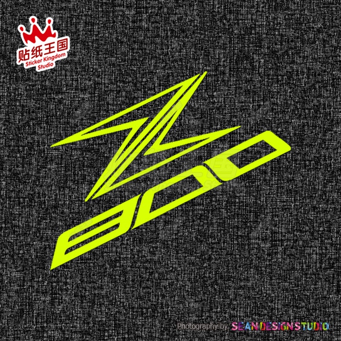 For kawasaki Z800 motorcycle Reflective Decals Waterproof Sticker 22 ...