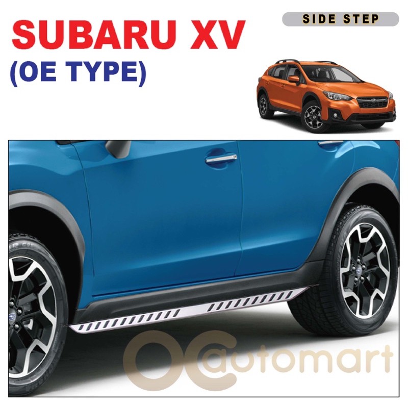 Subaru xv 2019 2020 2021 oem running board side foot step steel ...