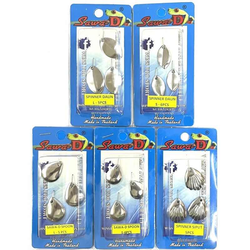 SAWA-D Spinner Spoon Blade For Froggy Lure | Shopee Malaysia