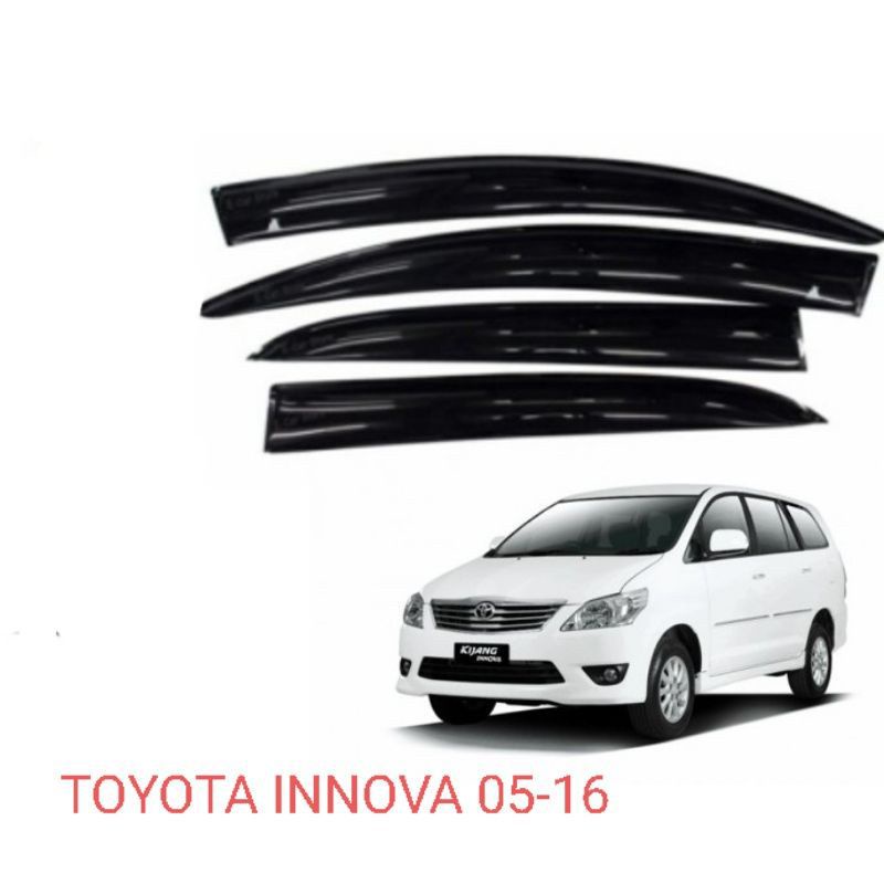 TOYOTA INNOVA 2005-2015 4 INCH DOOR VISOR | Shopee Malaysia