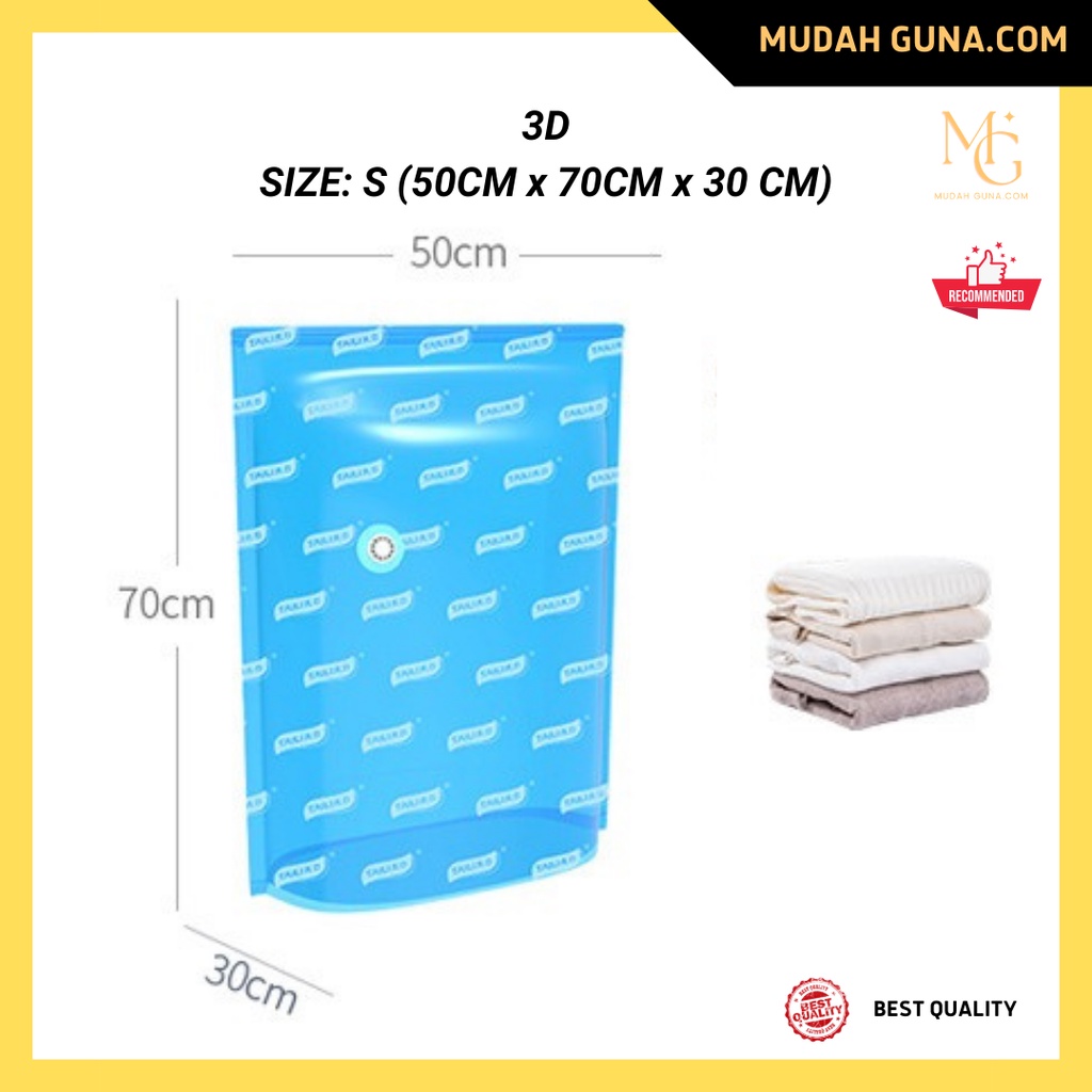 Beg Pembungkusan Vaccum, Vacuum Compression Bag, Beg Pemampatan untuk ...