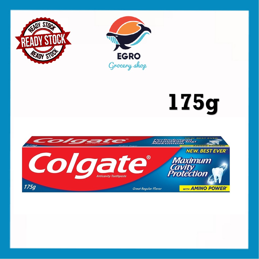 Colgate Maximum Cavity Protection Toothpaste Great Regular Flavor 175g ...