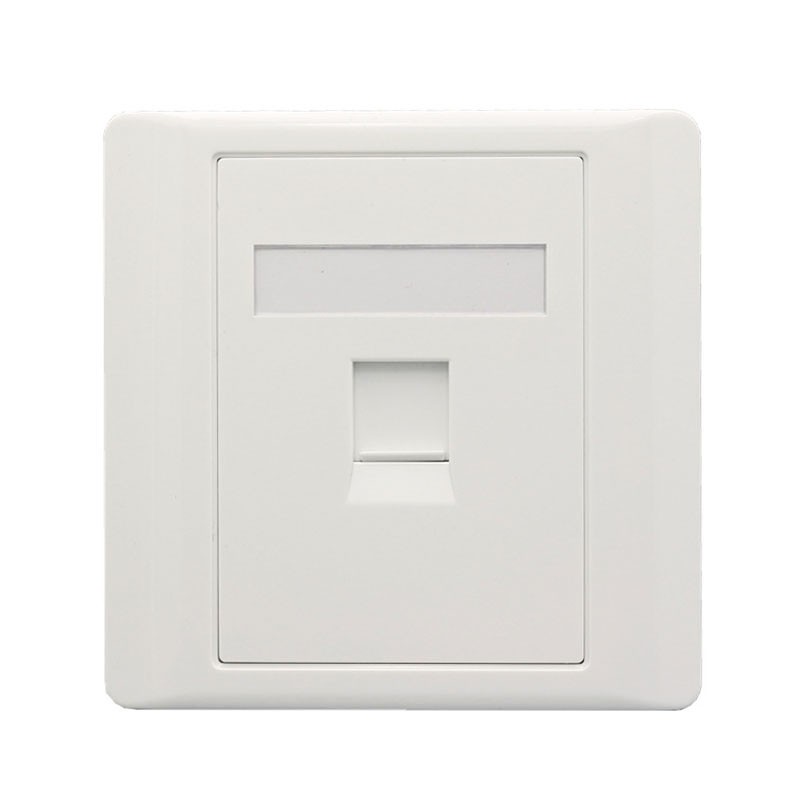 CAT5e CAT6 CAT6A CAT7 Faceplate without Keystone Jack Face Plate Flat ...