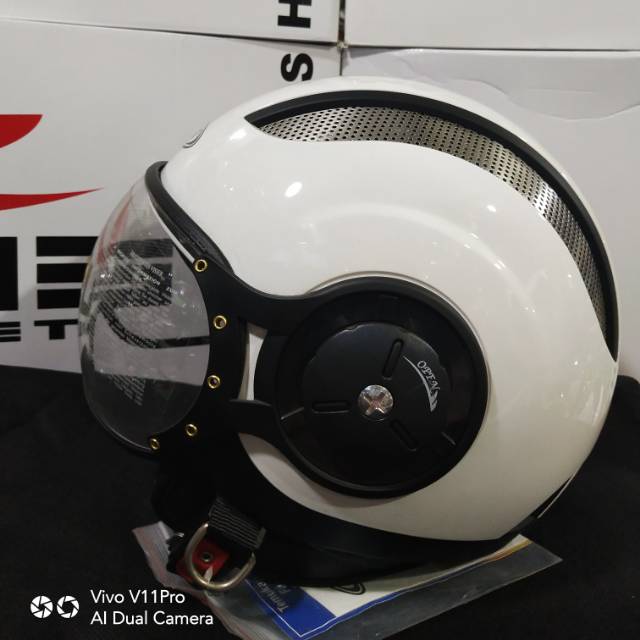 PUTIH Zeus 218 SOLID WHITE HELMET / ZEUS 218 WHITE | Shopee Malaysia