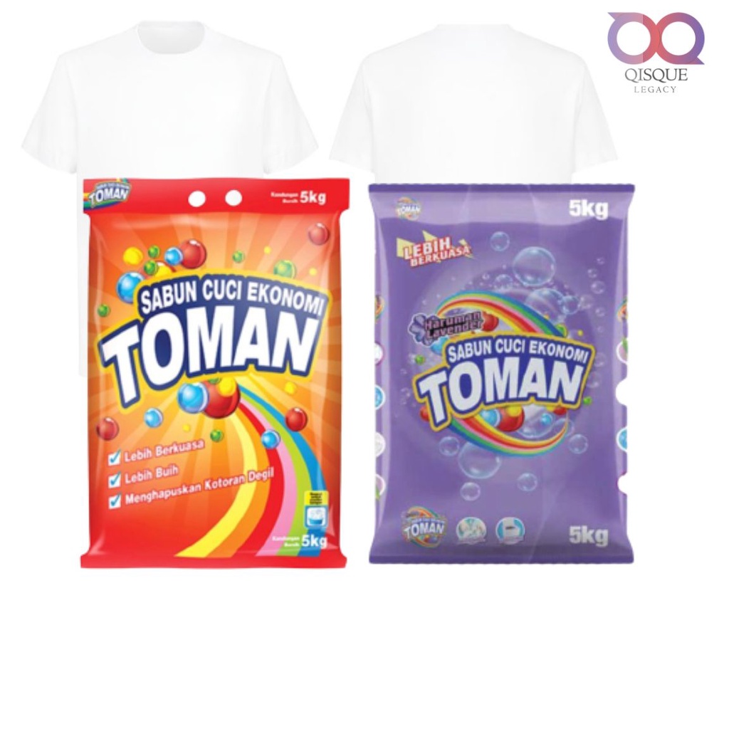 Toman Detergent Powder Regular/Lavender 5kg | Shopee Malaysia