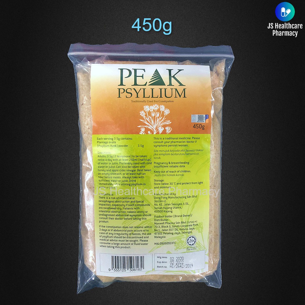 Peak Psyllium Husk Powder - 250g & 450g | Shopee Malaysia