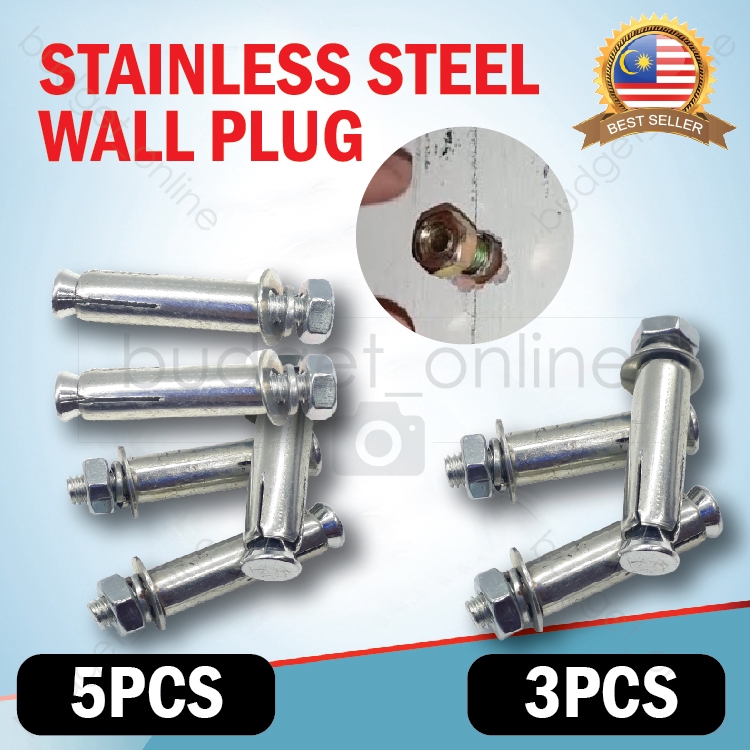 Stainless Steel Hex Nut Sleeve Wall Plugs Expansion Sleeve Anchor ...