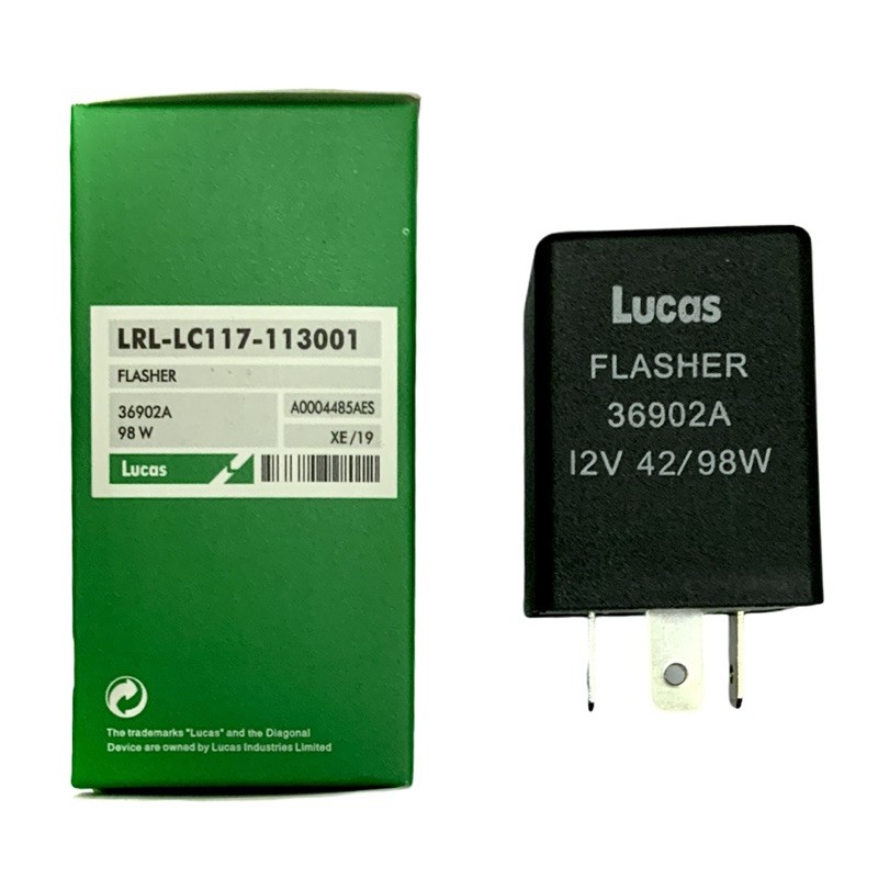 Lucas 36902A Original Flasher Relay For Proton Saga Wira Waja 12V 3Pin ...
