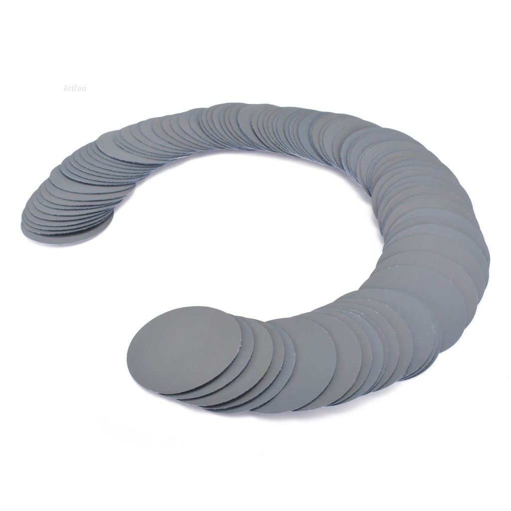 Arthur 100pcs 3inch/75mm 3000Grit Sander Discs Sanding Polishing Pads ...