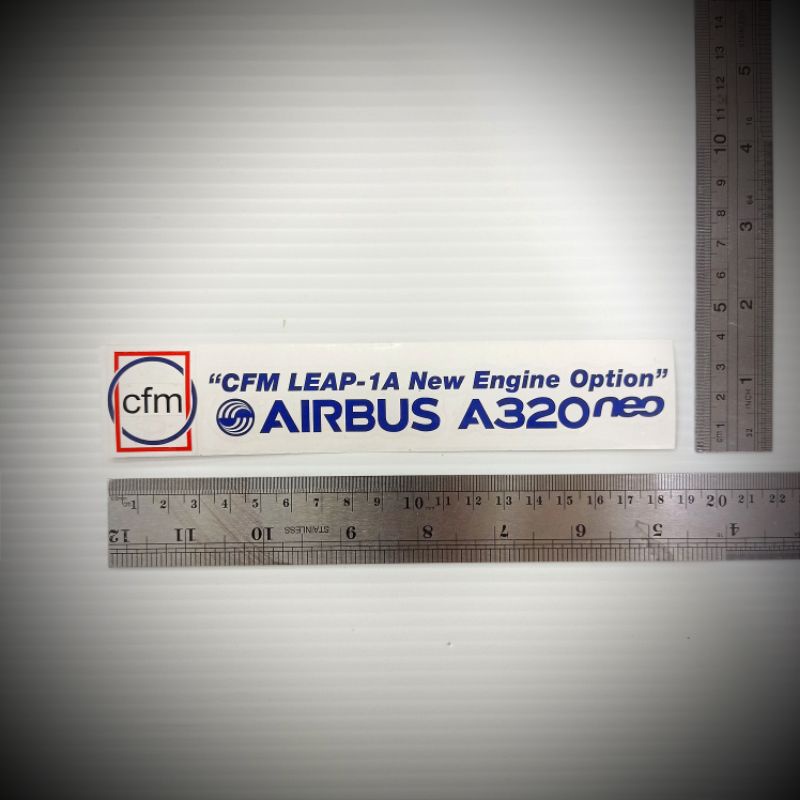 Cutting Sticker AIRBUS A320 NEO CFM | Shopee Malaysia