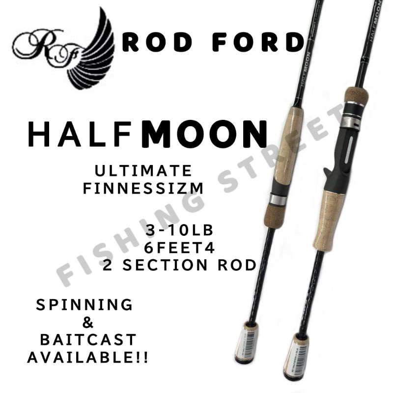 ROD FORD HALF MOON FISHING RODS # ROD PANCING CASTING | Shopee Malaysia