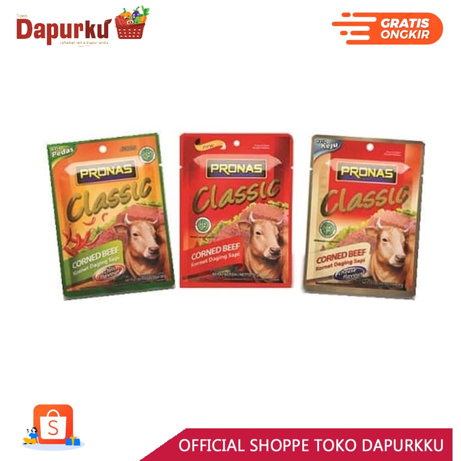 Pronas Cornet Beef sachet 50g Cheese Flavor With sachet Packaging ...