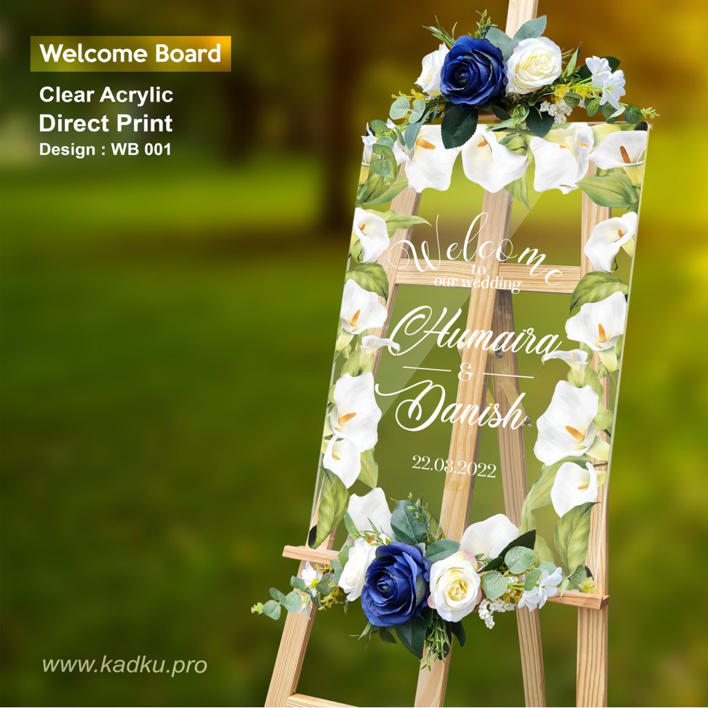 Crystal Welcome Board Custom Acrylic, Wedding Signage, Welcome Board ...