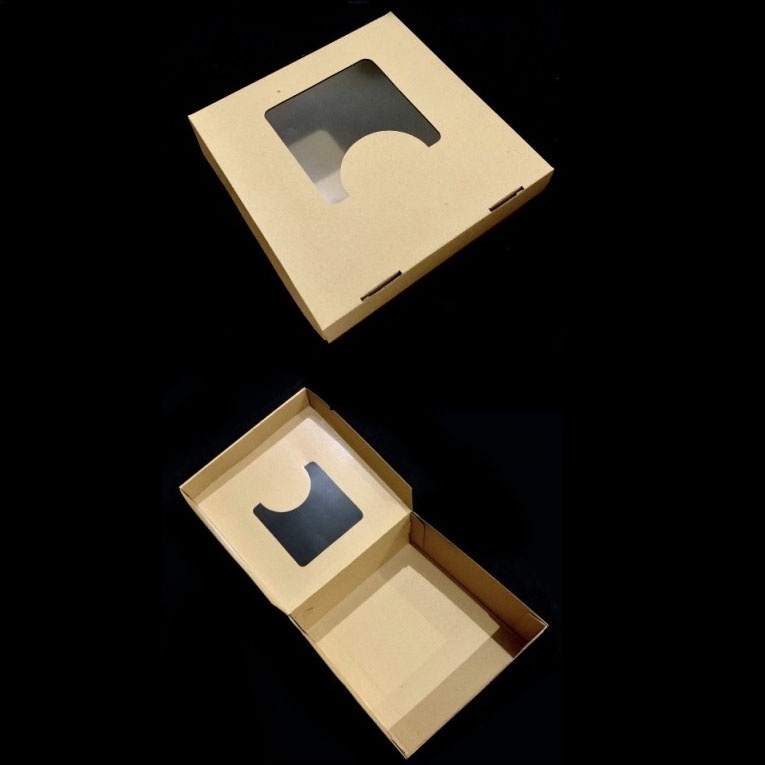 (3 Pcs) Cake Box Pudding Box Marble Cake Box Lapis Legit Packaging ...