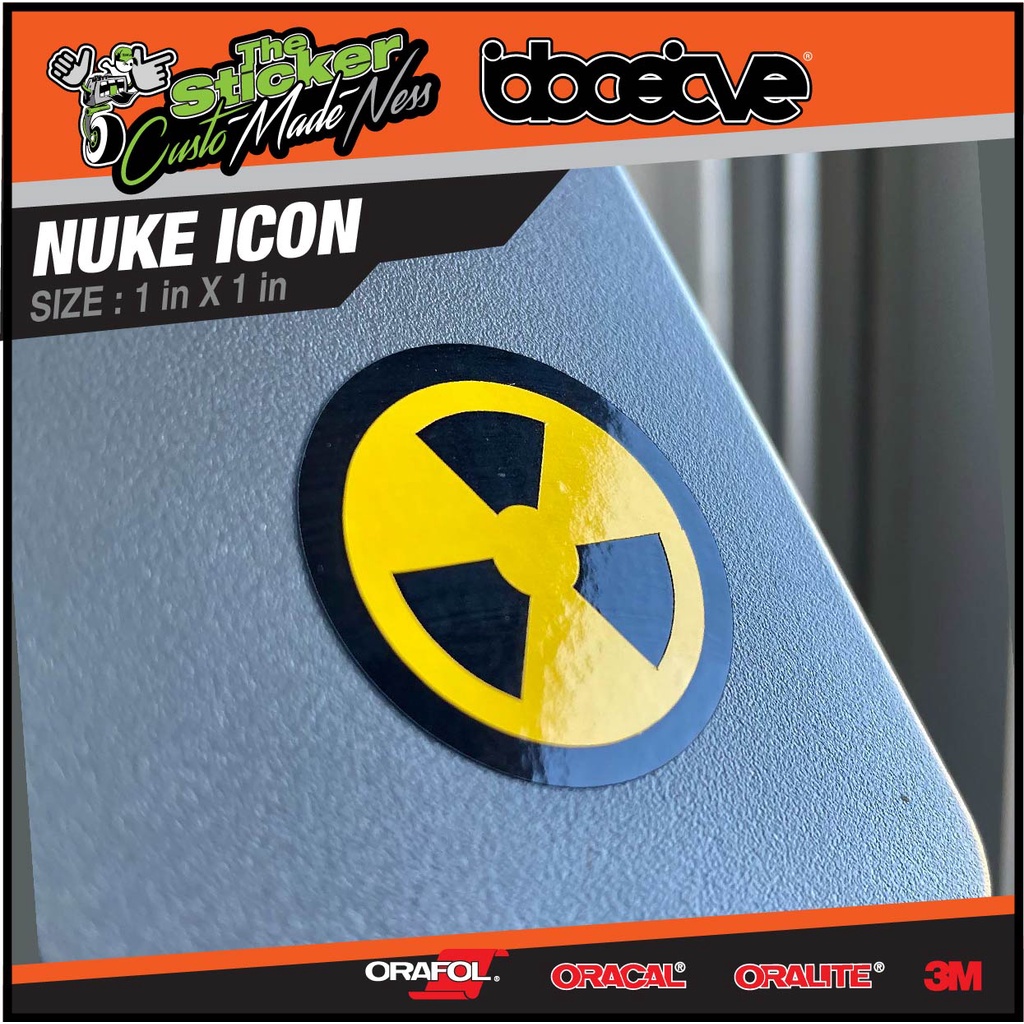 NUKE LOGO STICKER / PUBG DECOR | Shopee Malaysia