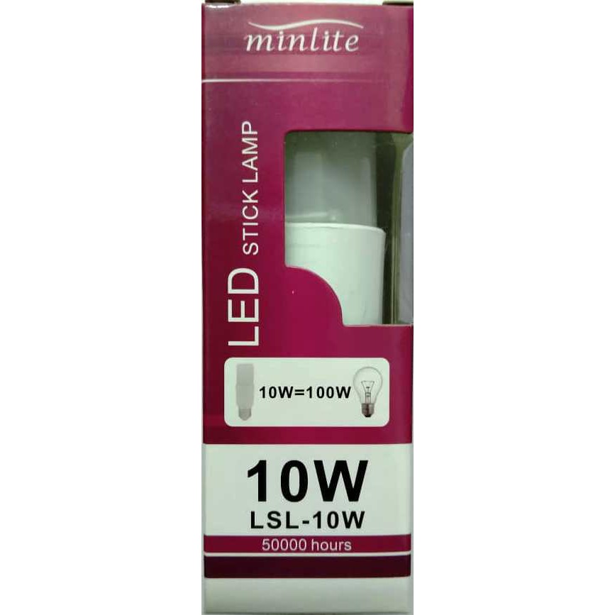Minlite 10W PLC/E27 6500K LED Stick Bulb | Shopee Malaysia