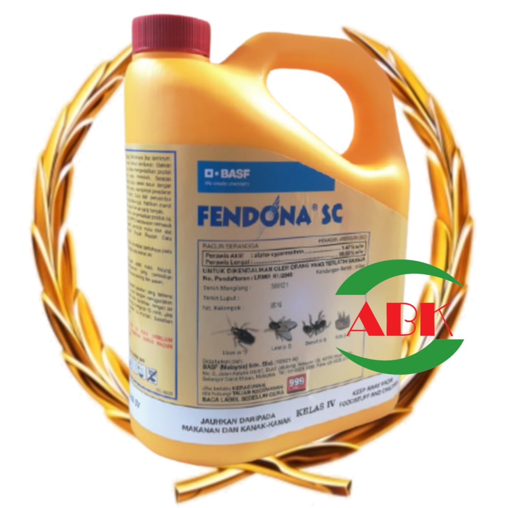 [OFFICIAL SELLER] BASF FENDONA SC INSECTICIDE ALPHA-CYPERMETHRIN 1.47% ...