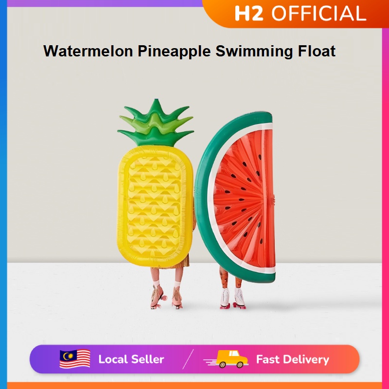 H2 PVC Plastic Watermelon Pineapple Inflatable Rider On Rider Toy ...