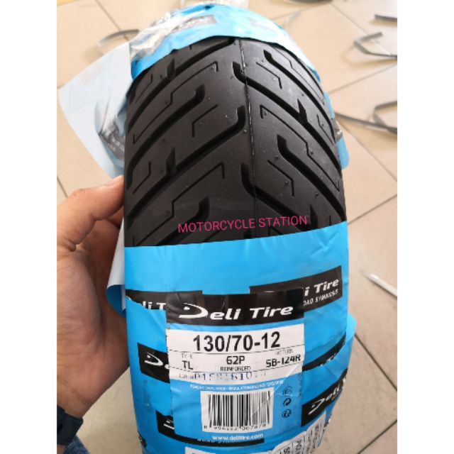 DELI TIRES 130/70-12 FOR SYM VTS200 (REAR) DELI TYRE DELI TIRE | Shopee ...