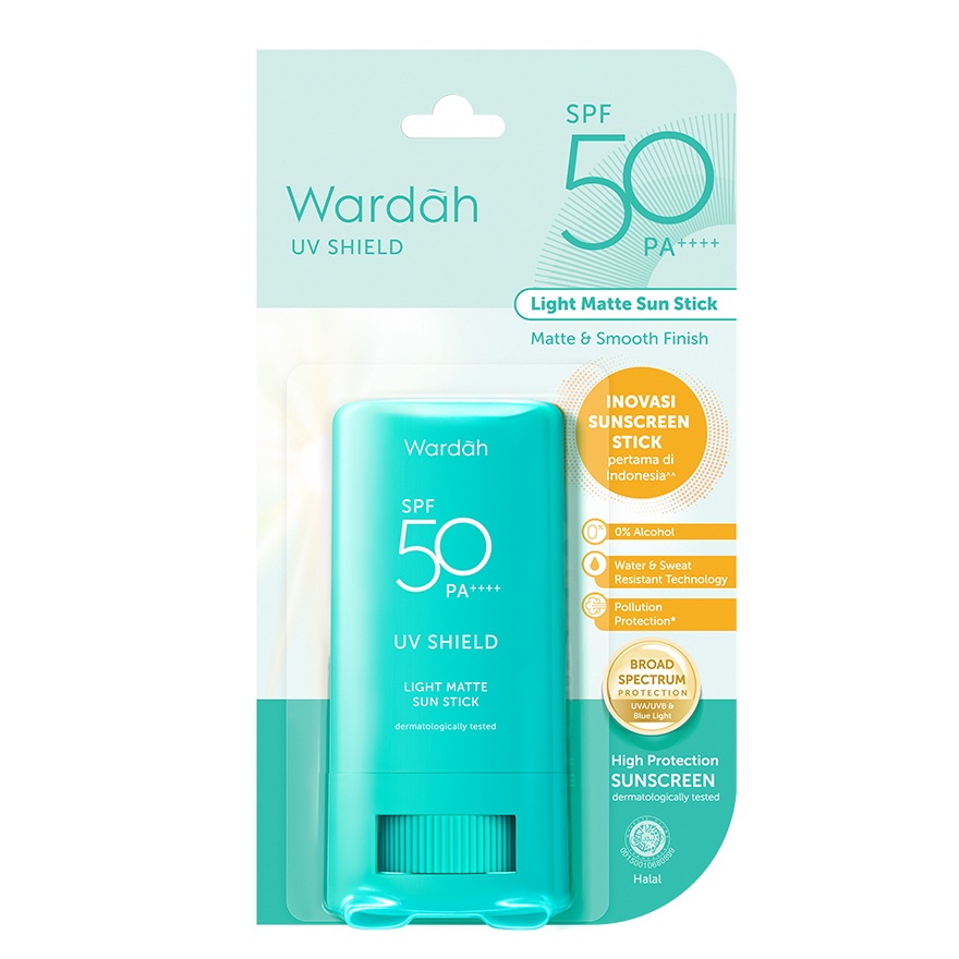 WARDAH UV Shield Light Matte Sun Stick 22g | Shopee Malaysia