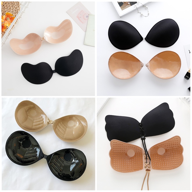 Push Up Silicon Bra Nipple Tape Reusable and Water Proof Nipple Cover ...