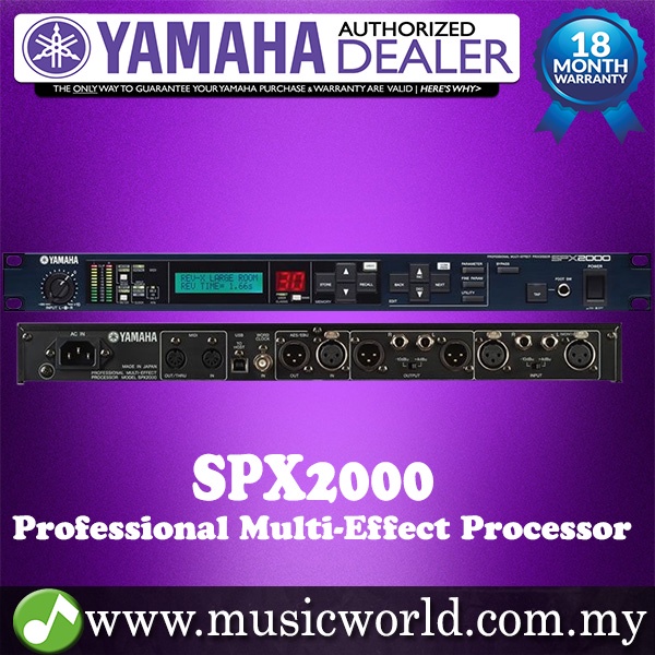 Yamaha SPX2000 Professional Digital Multi-Effect Processor with REV-X Reverb | Shopee Malaysia