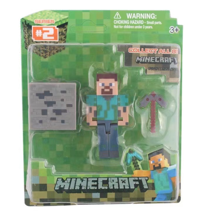 Minecraft Figure Miniatur Block Brick Build Roblox Survival Game ...