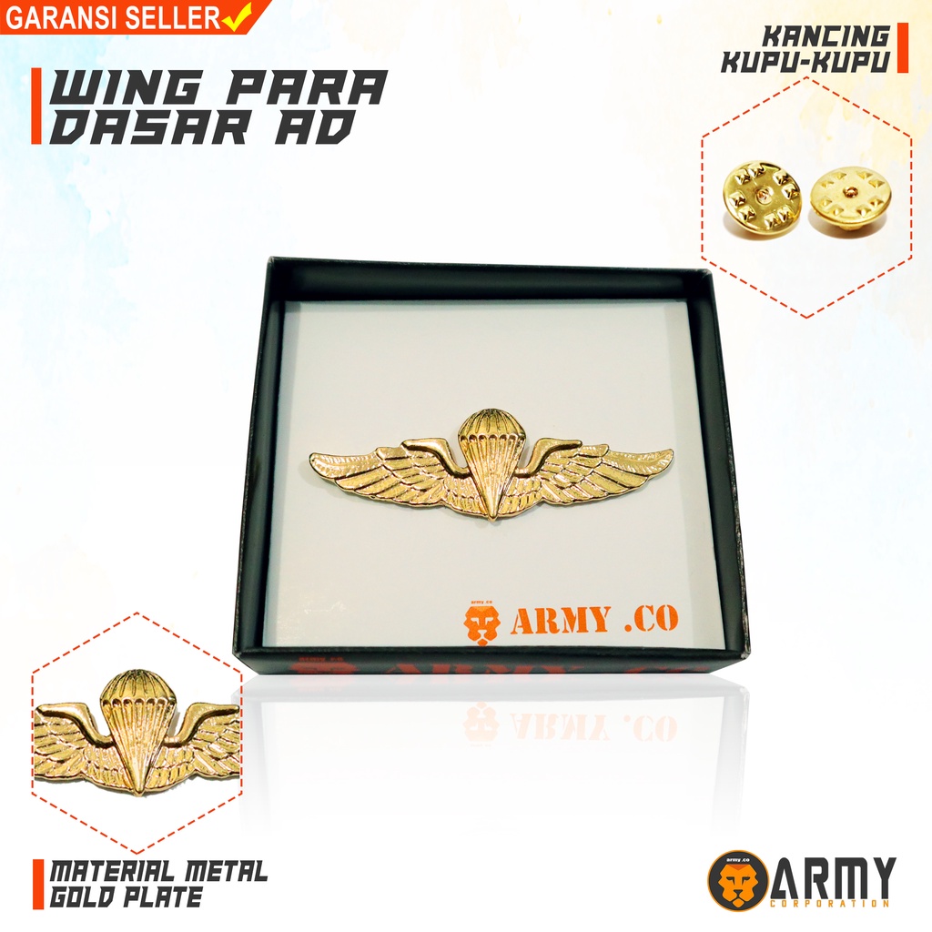 Wing PIN PARA BASIC TNI AD | Shopee Malaysia
