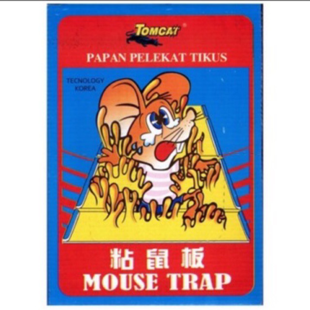 10 keping Pelekat Tikus Papan Gam Tikus Extra Lekat / Mouse Sticker ...