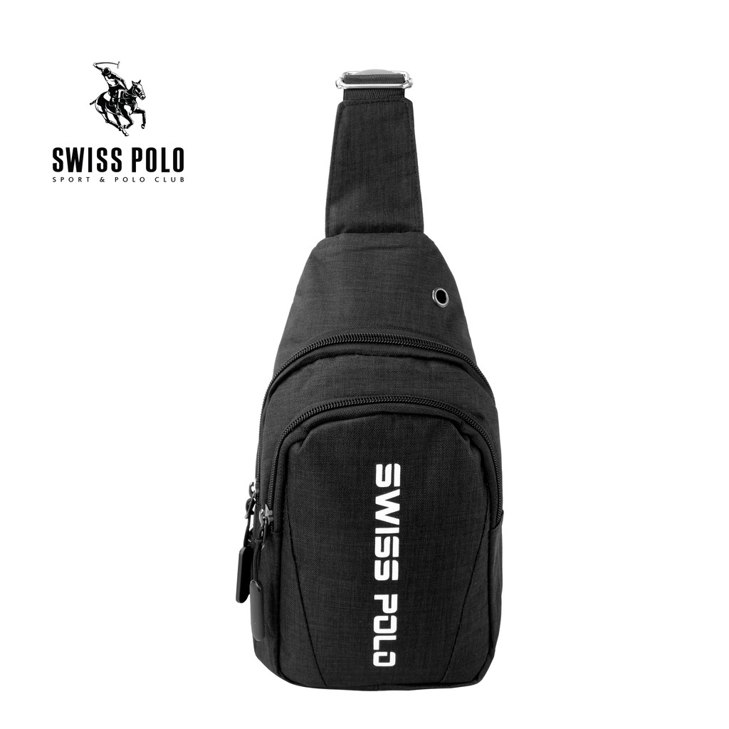 Swiss Polo Chest Bag - Black SWY 245-1 | Shopee Malaysia