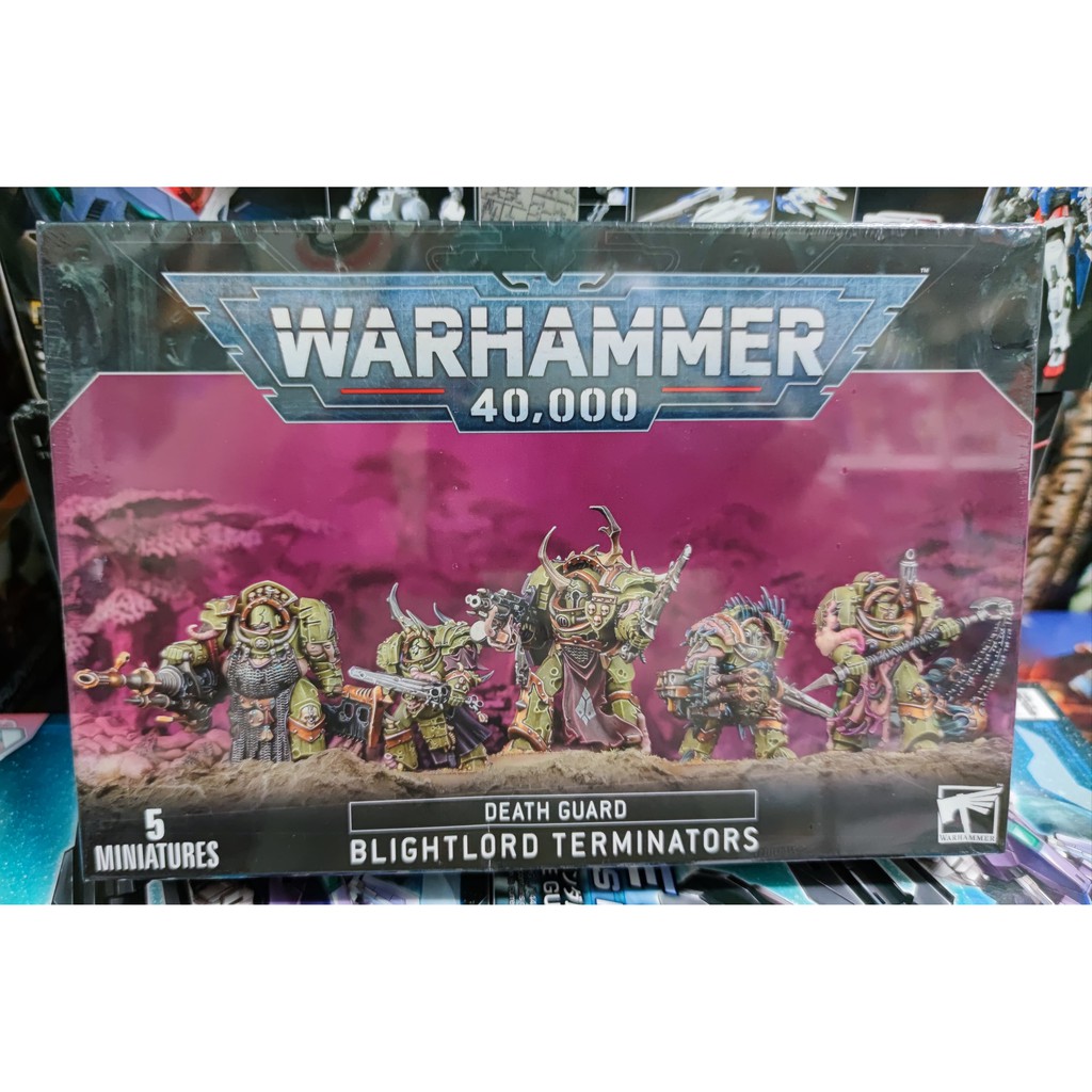 Warhammer 40K Death Guards Blightlord Terminators | Shopee Malaysia