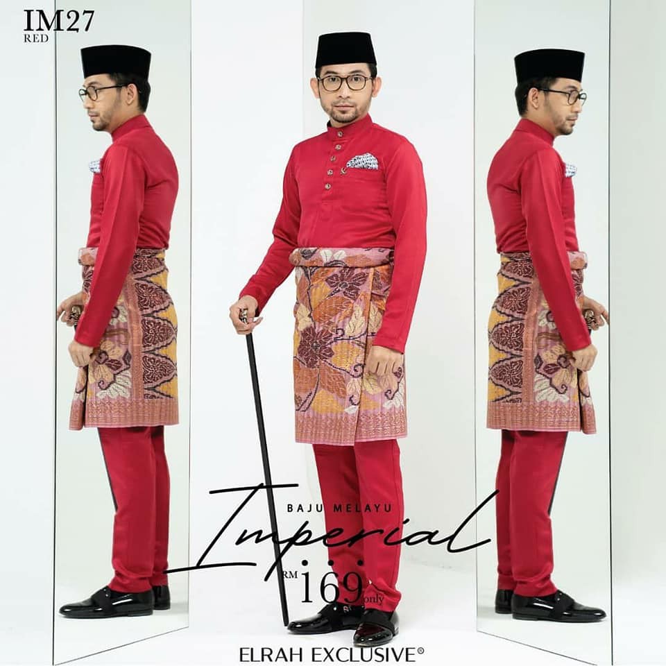 Baju Melayu Elrah Exclusive +FREE SAMPUL DUIT RAYA | Shopee Malaysia