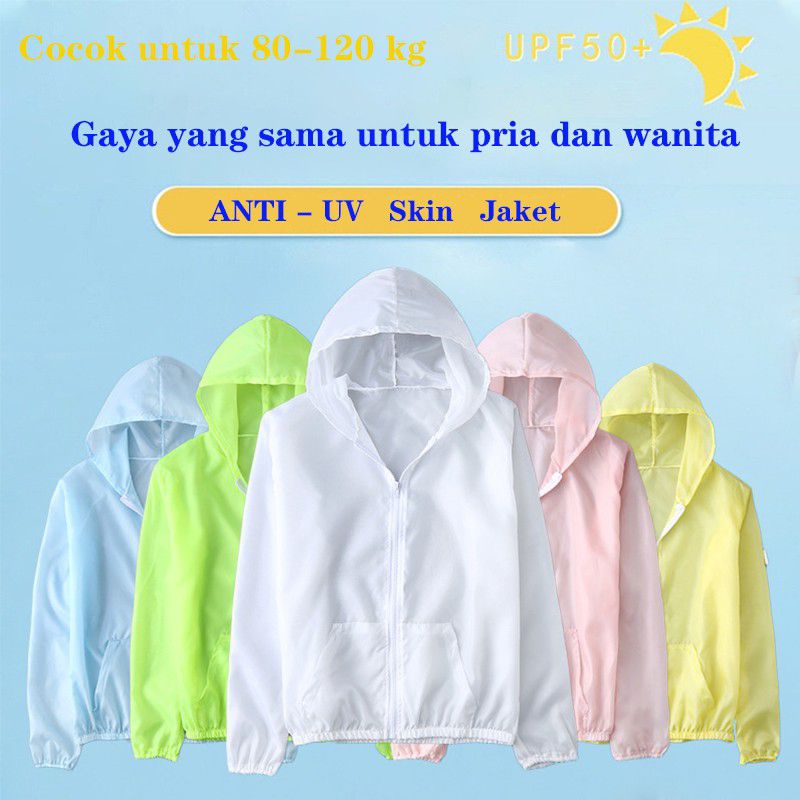 [JACKET UV PROTECTION]〽️Unisex Hoodies Jacket UV Sun Protection High Quality+Free Gift | Shopee ...