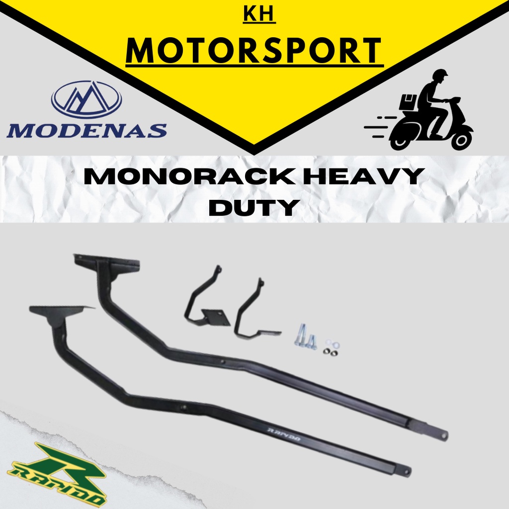MODENAS KRISS/CT110/115/MR3/ELEGAN/GT128 MONO RACK HEAVYDUTY 'J ...