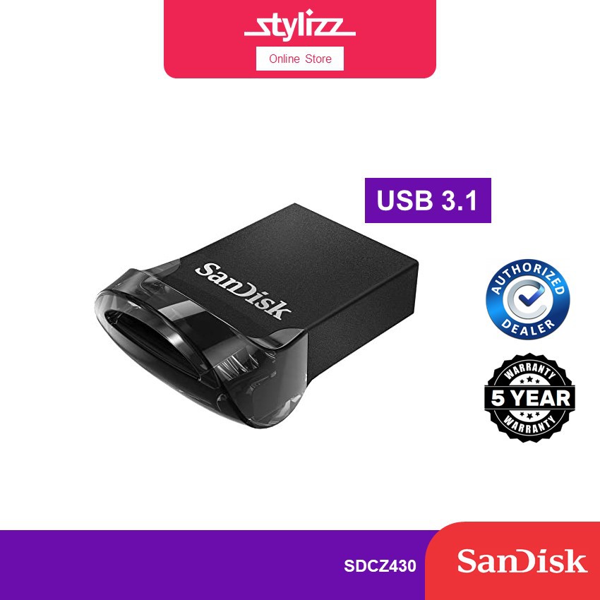 SanDisk Ultra Fit SD CZ430 USB 3.1 Nano Size Flash Drive | Shopee Malaysia